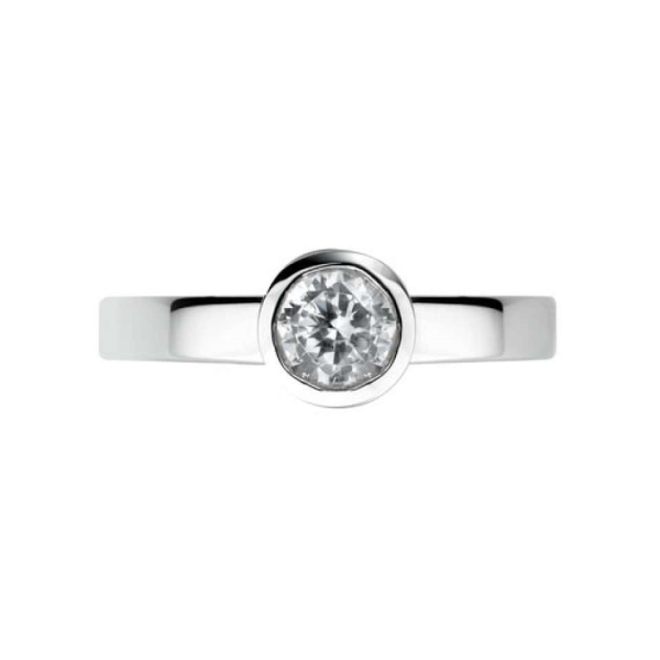 Solitaire Diamant Unique en or blanc | Hauthentic